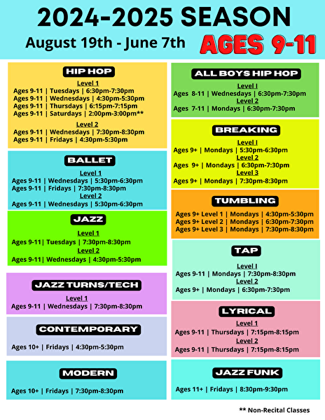 Ages 9-11 Dance Class | Xtreme Dance Center | Naperville, IL