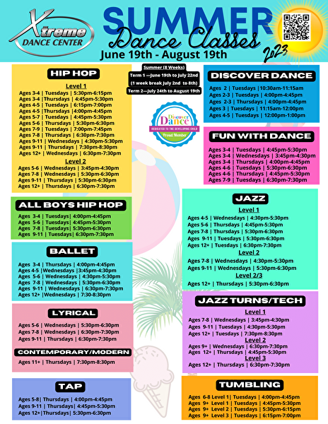 Summer Classes | Xtreme Dance | Naperville IL | Aurora IL