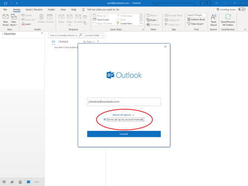 Outlook Set-up | Esultants Email Support | St. Paul, MN