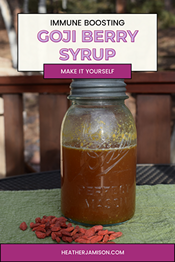 Immune Boosting Goji Berry Syrup
