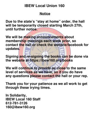 Welcome to IBEW Local Union 160 | Minnesota