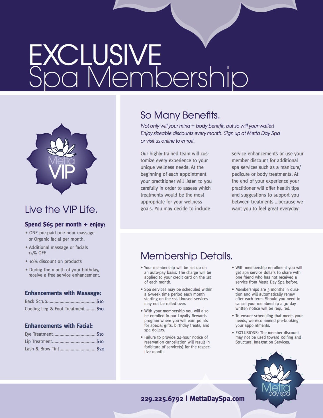 Spa Member | Metta Day Spa | Thomasville, GA 31792