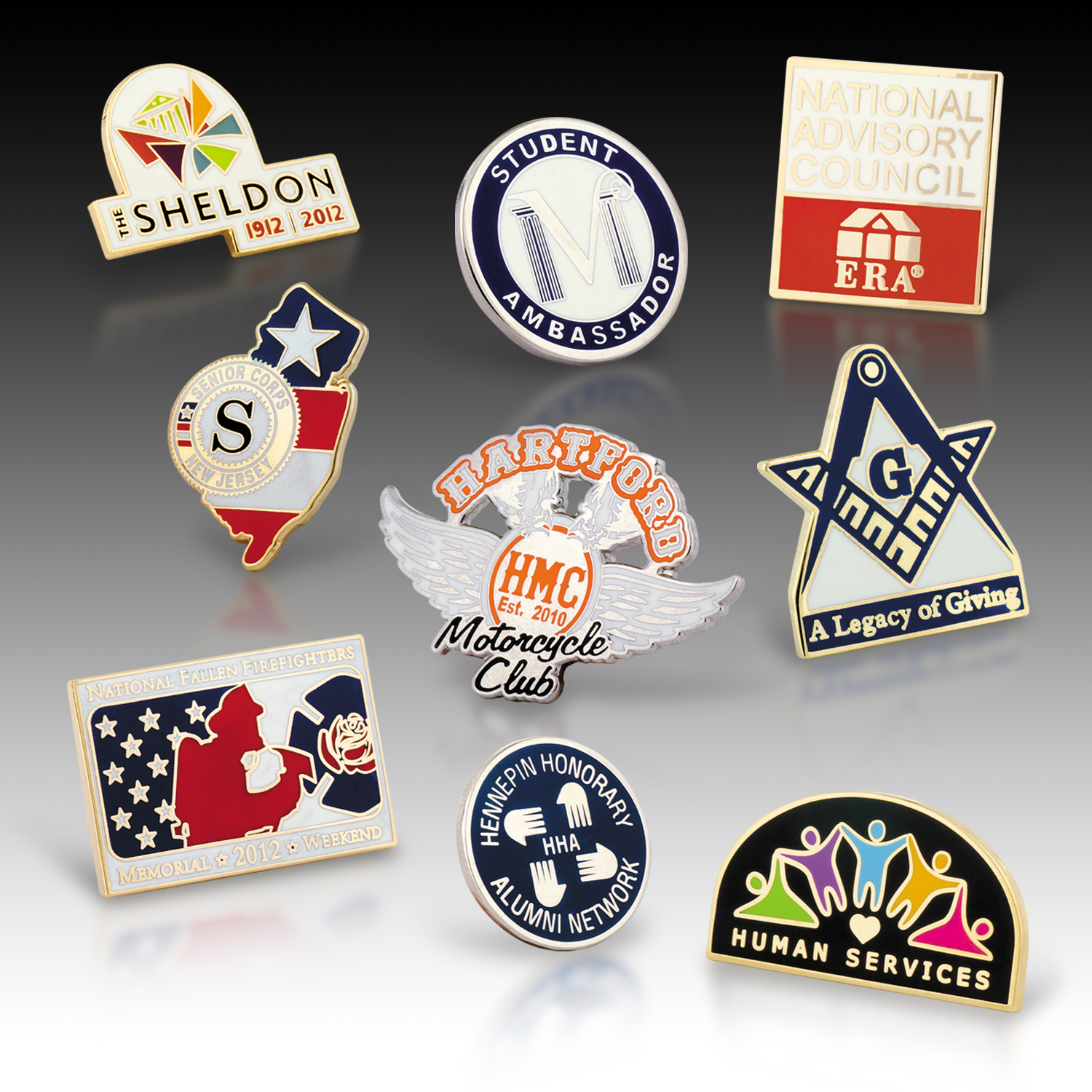 Import Lapel Pins | Mike Brothers Emblematic Solutions