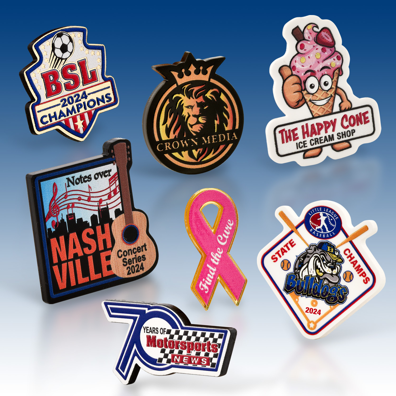 Made in USA Lapel Pins | Mike Brothers Emblematic Solutions