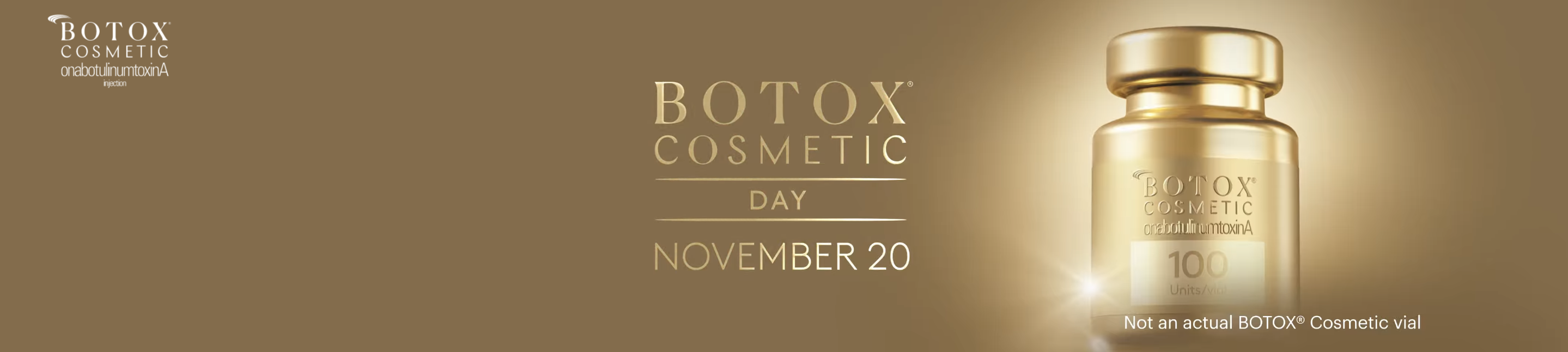2024 Botox Day: $50 Gift Card Special on Nov. 20th
