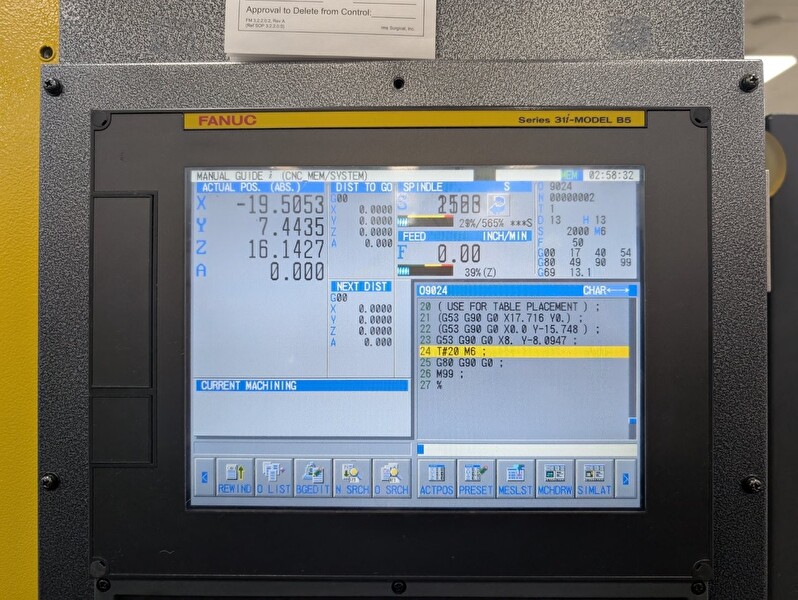 Used 2018 Fanuc Robo Drill a-D21L-iB5
