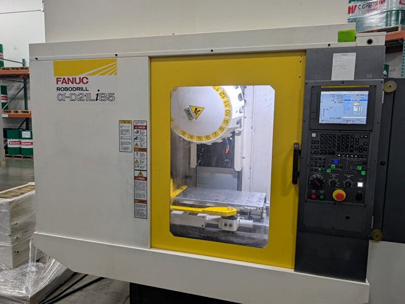 Used 2018 Fanuc Robo Drill a-D21L-iB5