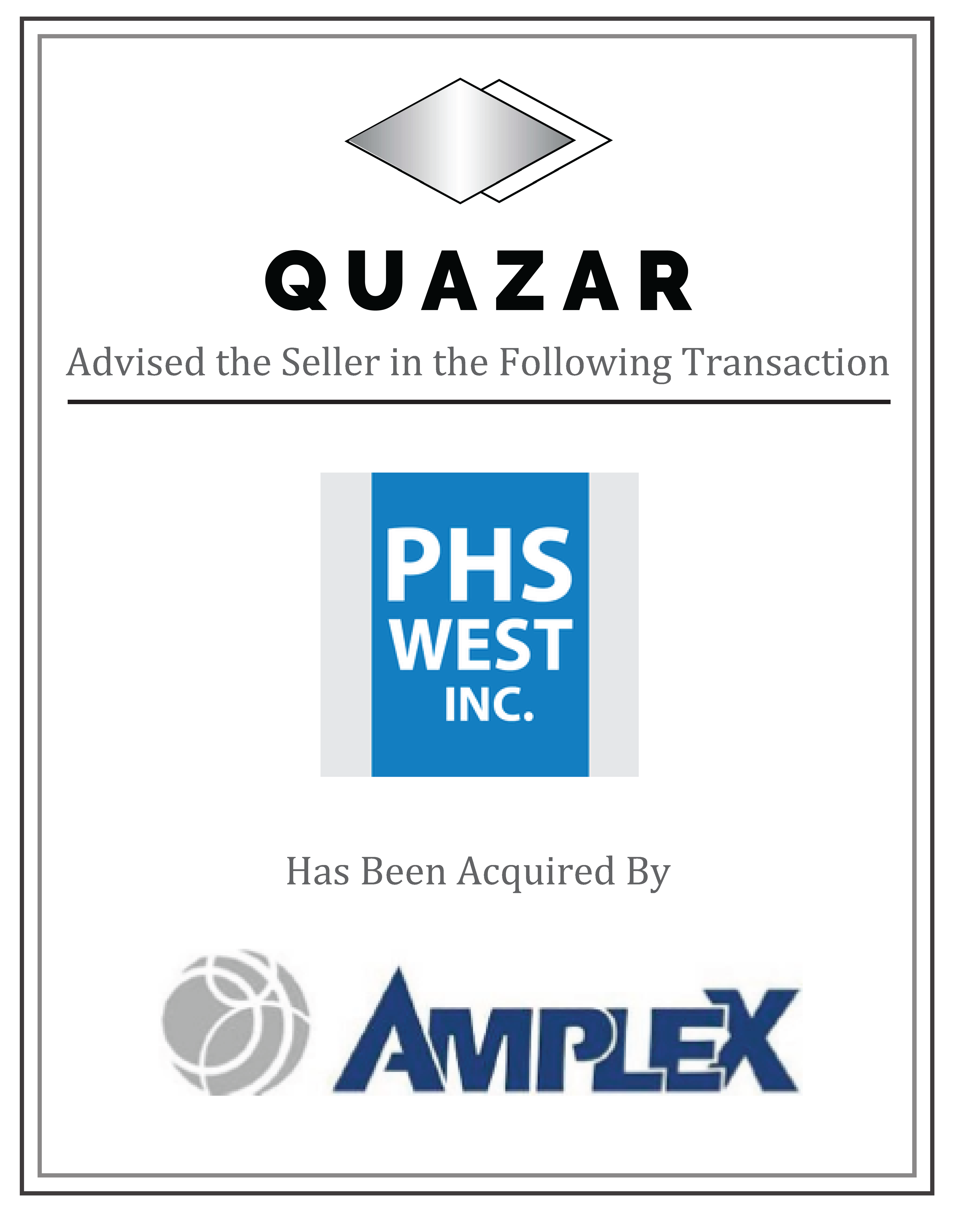 Investment Banking + Mergers & Acquistions | Quazar | Minneapolis