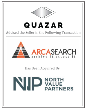 Investment Banking + Mergers & Acquistions | Quazar | Minneapolis