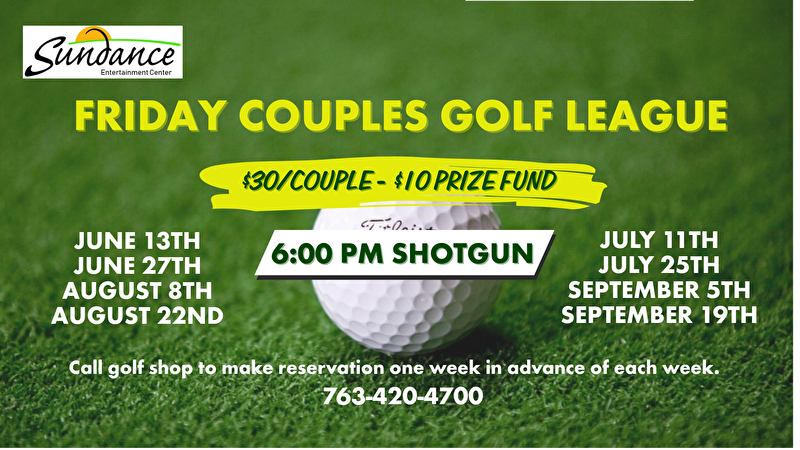Golf | Sundance Entertainment | Maple Grove, MN